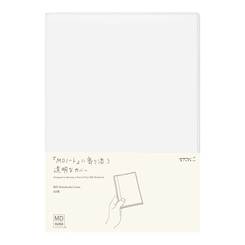 Couverture Midori MD Paper Notebook Clear Cover - A5