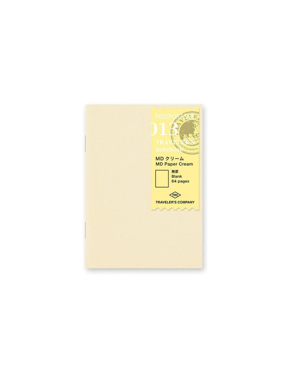TRAVELER'S notebook 013 - carnet papier crème (passport size)